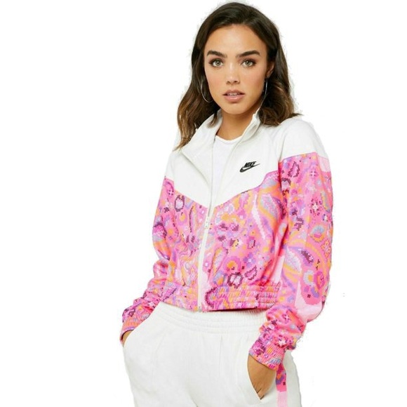 Nike | Jackets & Coats | Nike Neon Pink Set Jacket L And Tights S ...